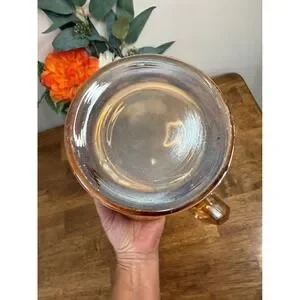 jeanette | Dining | Jeannette Marigold Carnival Glass Pitcher Etched ...